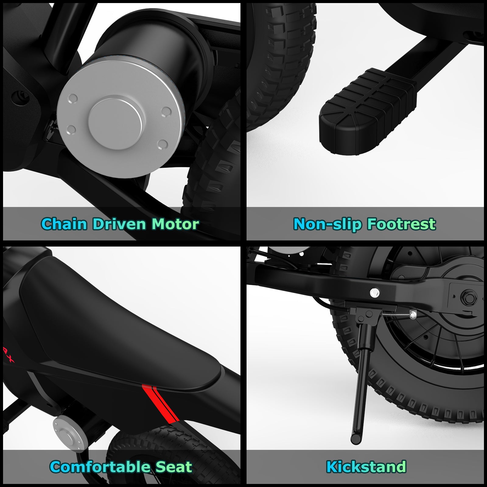 HOVERMAX H13M Electric Dirt Bike For Kids, 150W Electric Motorcycle 10 ...