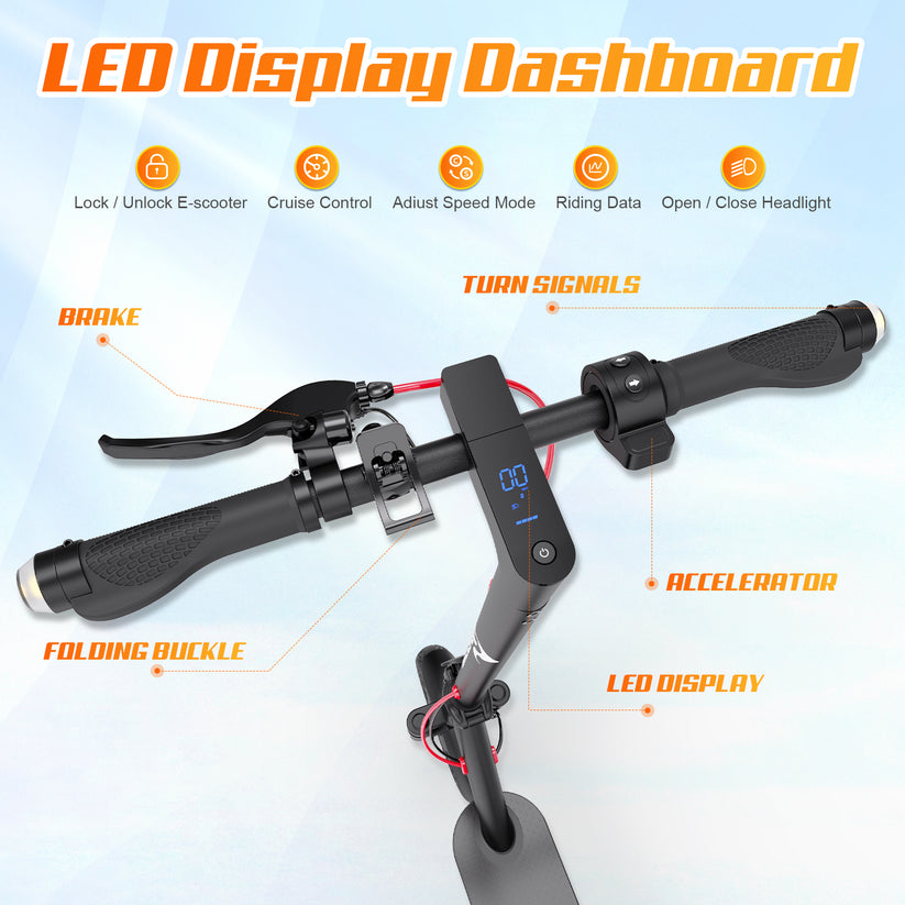 EVERCROSS EV10K PRO Electric Scooter For Adults, 10'' Honeycomb Tires ...